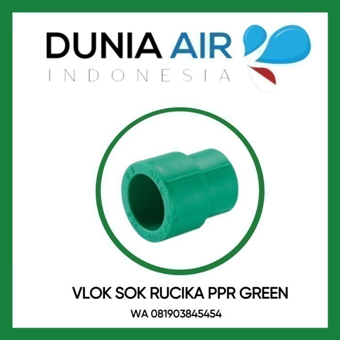 Jual Rucika Reducer 3" x 1 1/2" 90 x 50 mm Vlok Sok PPR Tigris Green ...