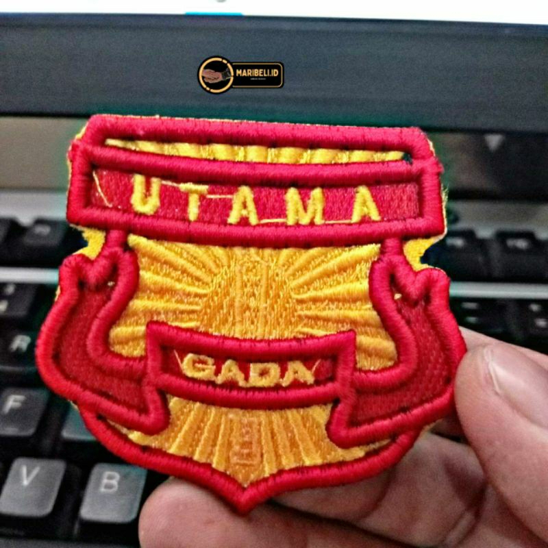 Jual ATRIBUT SATPAM - PIN LENCANA GADA UTAMA BORDIR TIMBUL | Shopee ...