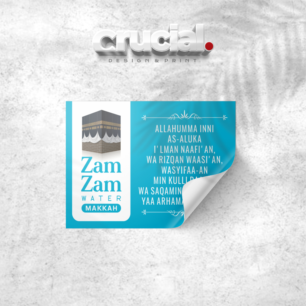 Jual Stiker Zam Zam Water Premium | Shopee Indonesia