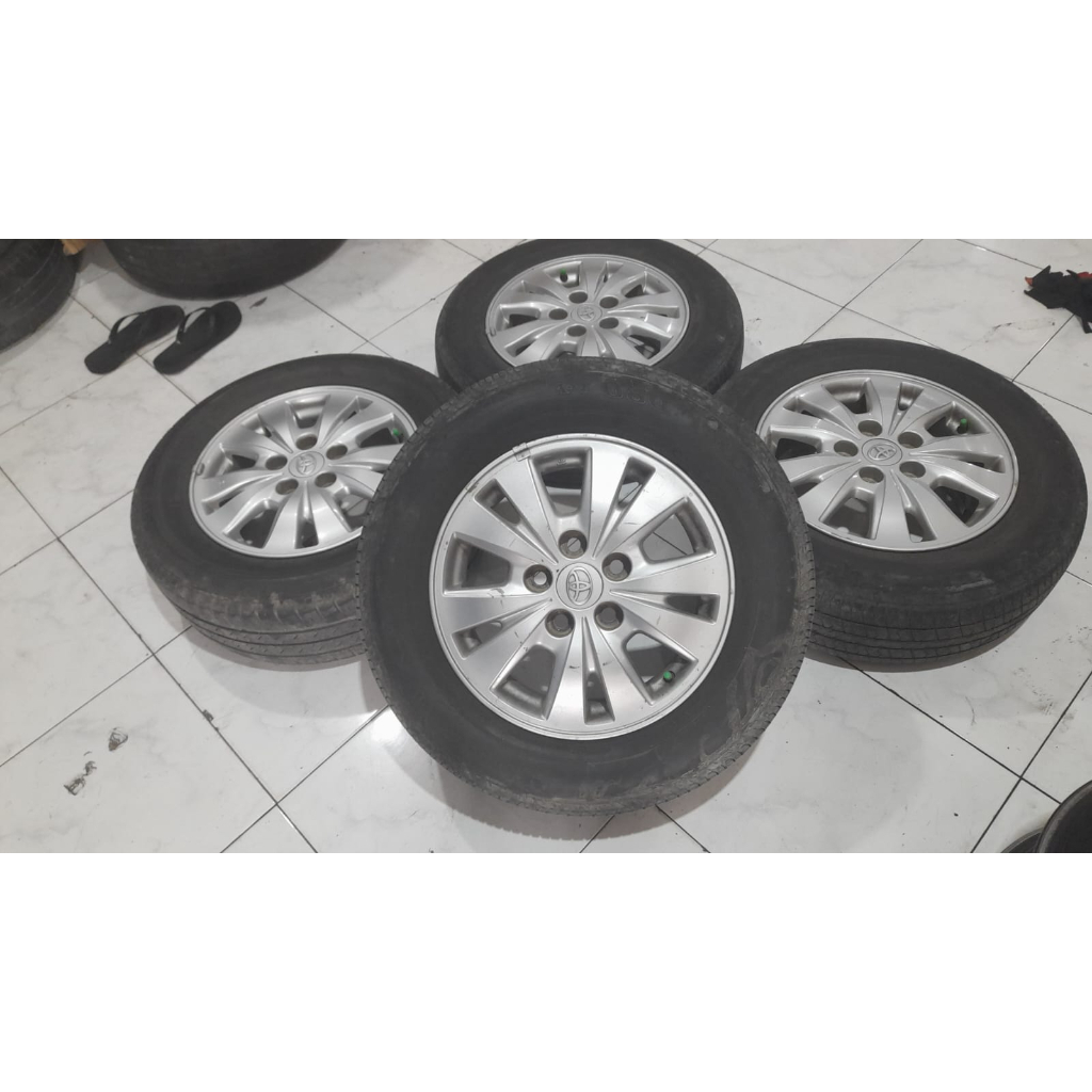 Jual VELG MOBIL ORI STANDAR INOVA RING15 X6 5X114 ET45 +BAN 205 65 R15 ...