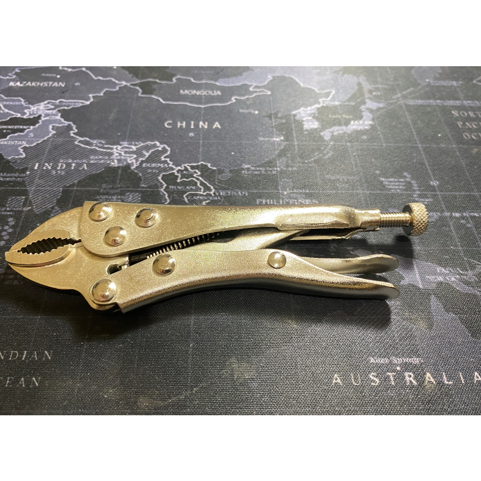 Jual Tang Jepit Buaya Bengkok 5" Locking Plier Curve Vise Grip Heavy ...