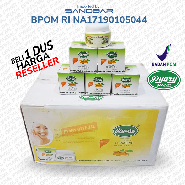 Jual [PAKET 1 DUS] CREAM PYARY TURMERIC BEAUTY CREAM [BPOM RESMI ...