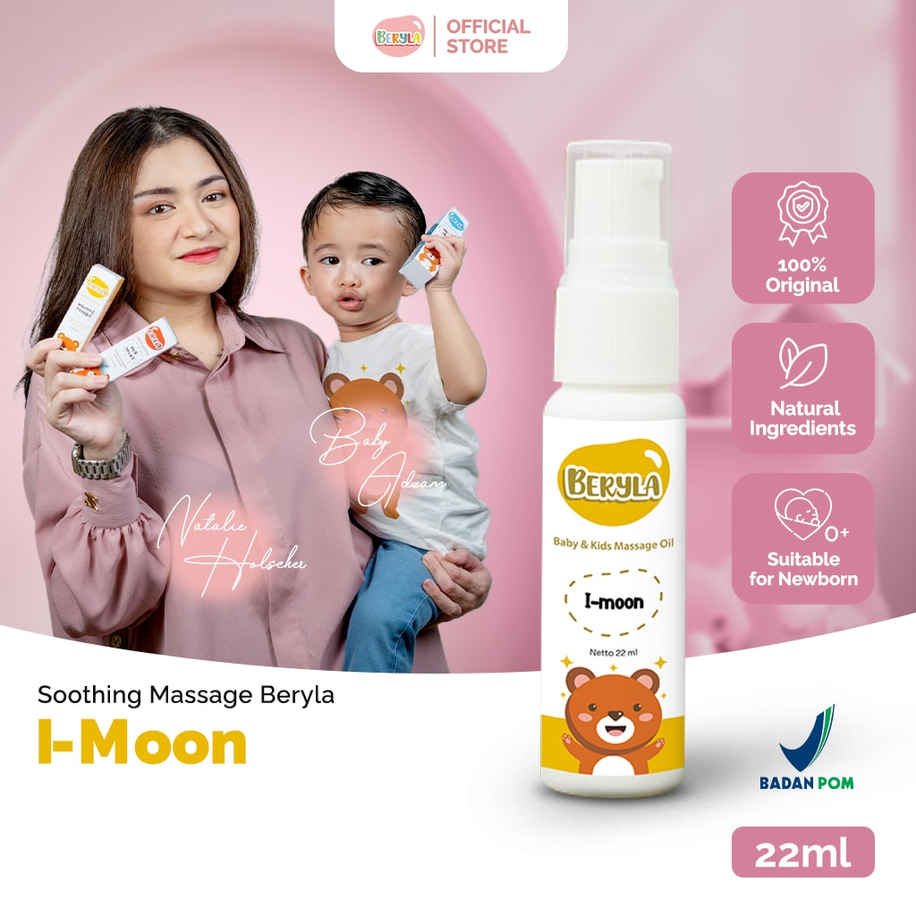 Jual BERYLA I-Moon Soothing Massage Essential Oil Baby 22ml | Shopee Indonesia