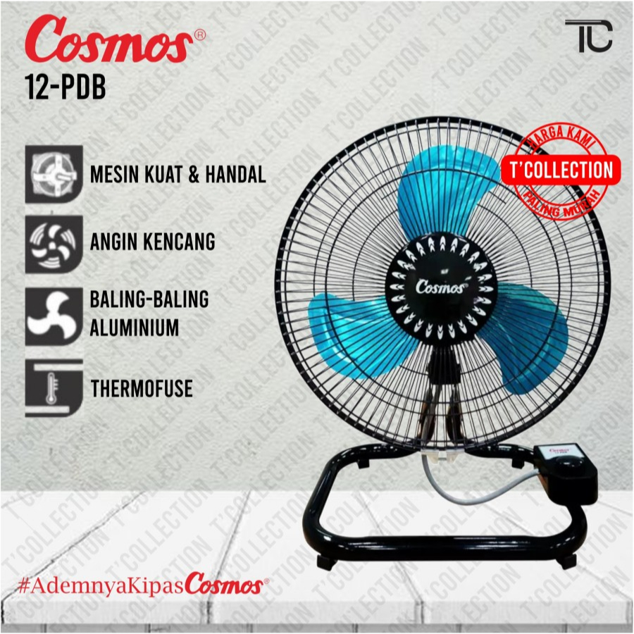 Jual Kipas Angin Cosmos 12 PDB TWINO Wall Fan & Desk Fan 12 Inch ...