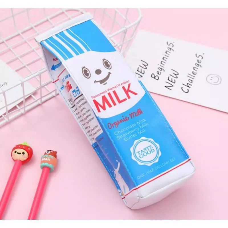 Jual Tepak Motif Kotak Susu Tempat Pensil Motif Kotak Milk | Shopee ...