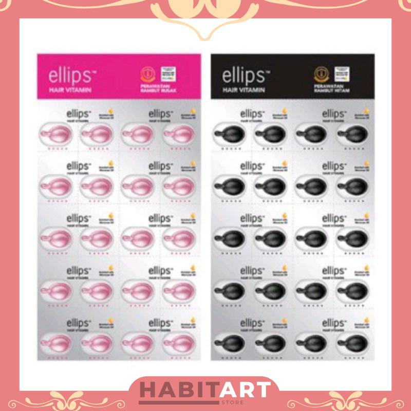 Jual Ellips Hair Vitamin Mini Blister Isi 20 Pcs | Shopee Indonesia