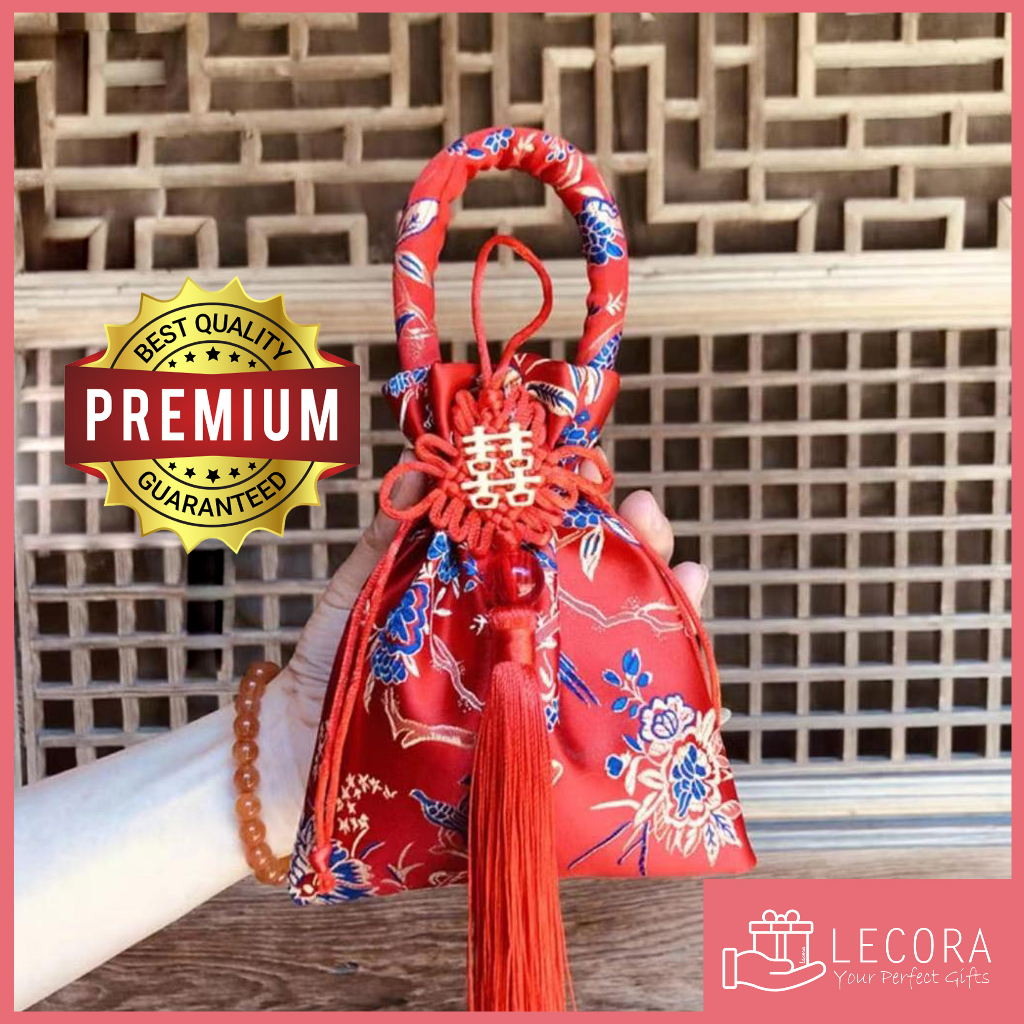 Jual Tas Pouch Tas Serut Chinese Wedding Teapay Teapai Phangteh Tea ...