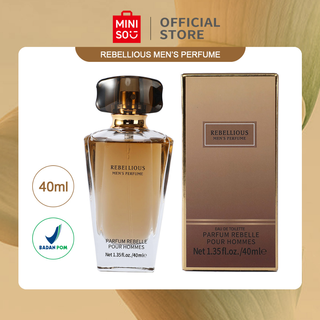Jual MINISO Parfum Pria - Rebellious Men's Perfume 40ml Minyak Wangi ...