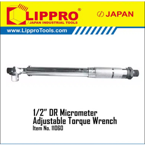 Jual Lippro Kunci Momen Torsi 1/2" 4-11kg Torque Wrench 11060 | Shopee ...