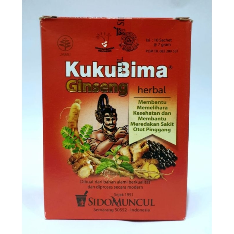 Jual Jamu Serbuk Kuku Bima TL Ginseng - Sidomuncul (isi 10 sachet ...
