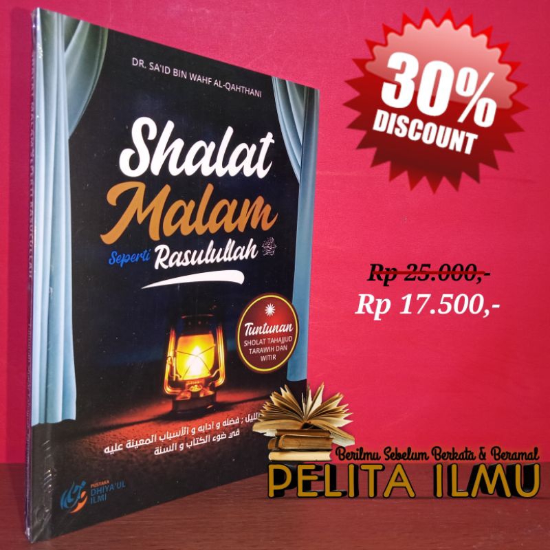 Jual Buku Shalat Malam Rasulullah - Tuntunan Sholat Tahajjud, Tarawih Dan Witir | Shopee Indonesia