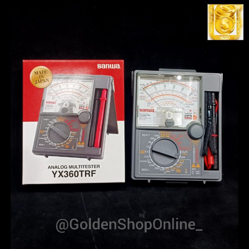 Jual Sanwa Avometer Multitester YX360TRF - Analog Multimeter Sanwa ...