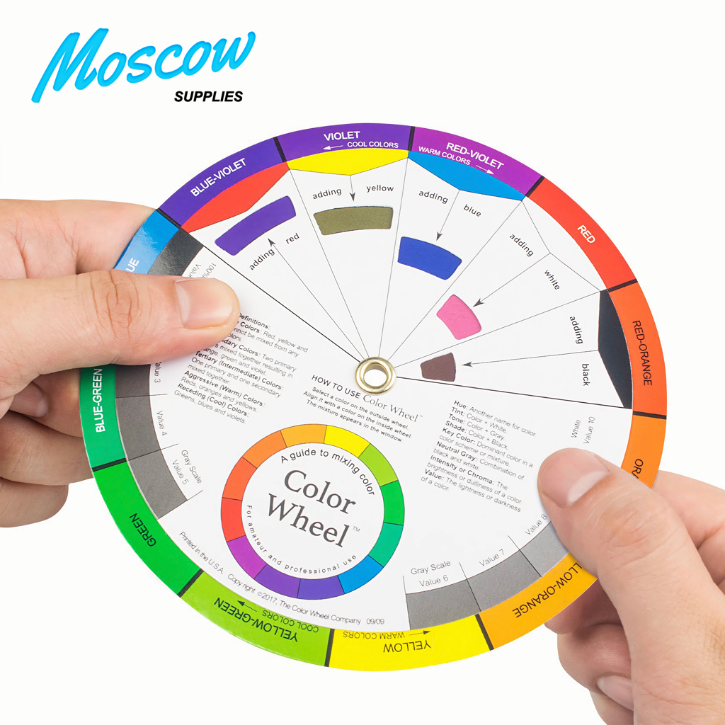 Jual Alat Bantu Campur Warna / Color Mixing Guide / Color Wheel ...