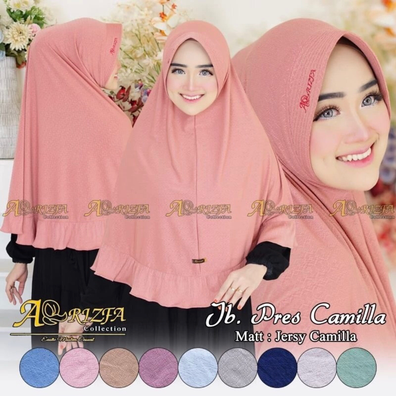 Jual Ayraa Hijab ️ Jilbab Instan Bergo Jumbo Pres Jersey Camilla Original ArRizfa Collection ...