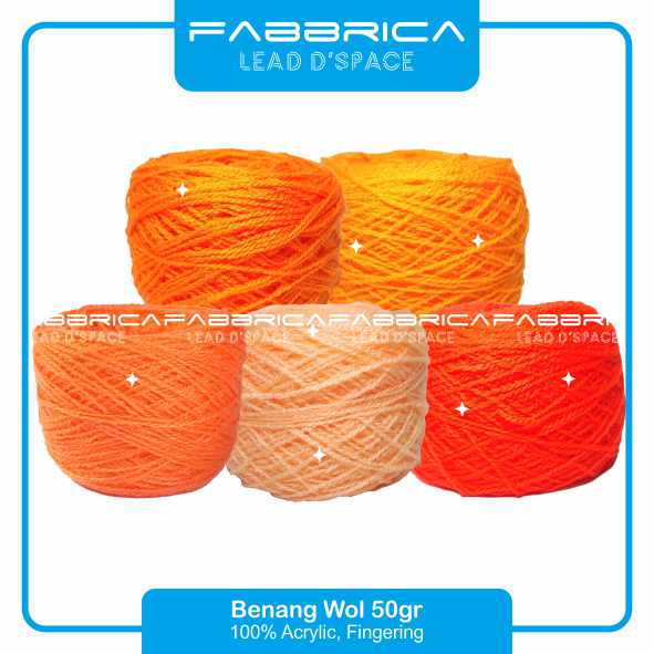 Jual Fabbrica - Benang Rajut Wool Vonel Wol 50gr Siet Yarn Untuk ...