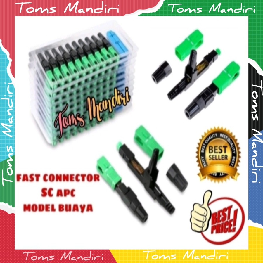 Jual Fast connector sc apc dropcore conector adapter fiber optik Per 10 Pcs Hijau | Shopee Indonesia