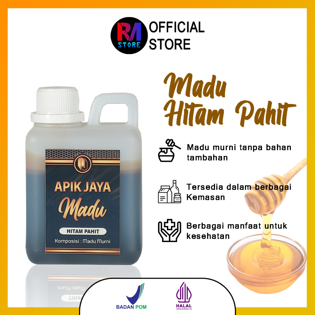 Jual Madu Hitam Pahit Madu Asli & Murni Tanpa Campuran | Dari ...