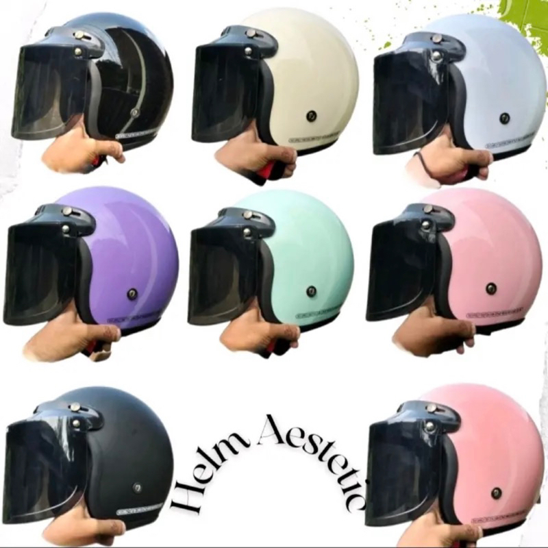 Jual HELM BOGO POLOS AESTETIC PRIA DAN WANITA ORIGINAL BISA BAYAR DI ...