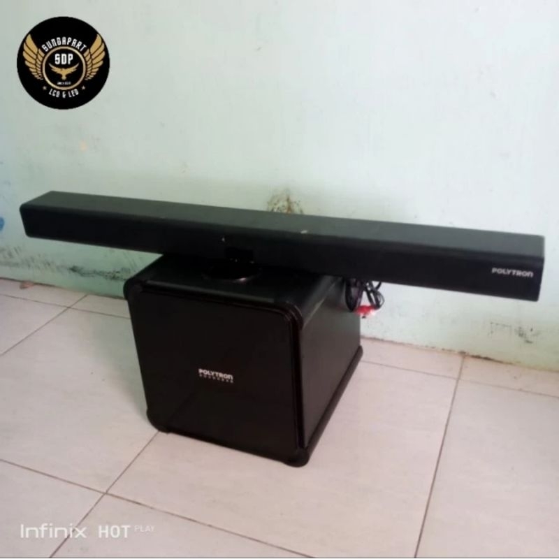 Jual SPEAKER SOUNDBAR SUBWOOFER TV POLYTRON 32INCH - 43INCH SERIES ...