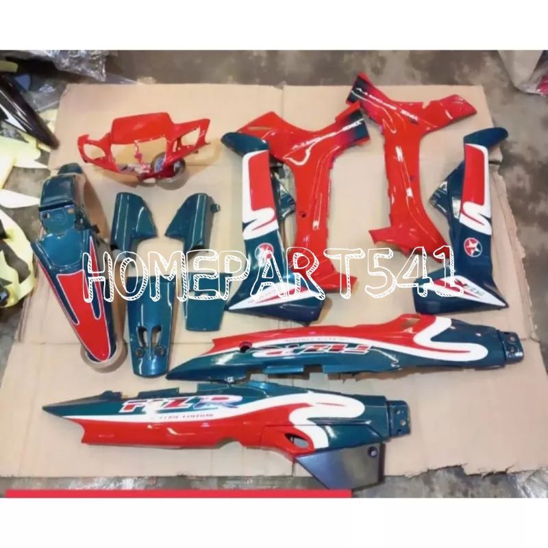 Jual FULL SET BODY HALUS YAMAHA FIZR FIZ R SET STRIPING CALTEX HIJAU ...