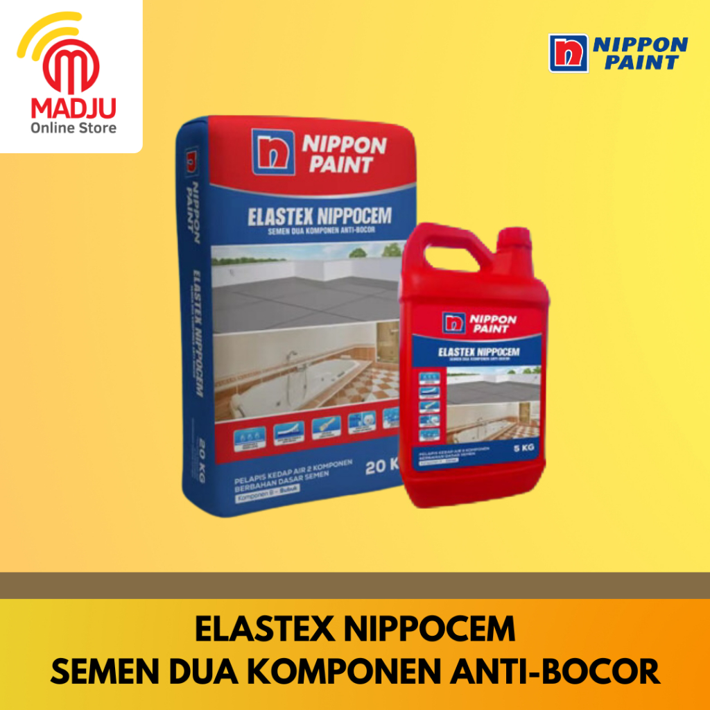 Jual Semen Waterproofing Instant 2 Komponen NIPPON PAINT Elastex ...