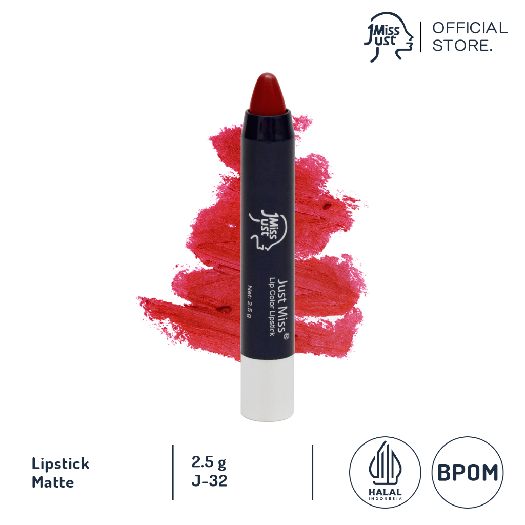 Jual Just Miss Lipstik Matte Halal BPOM 2.4G Lipstick Pigmented Perona ...