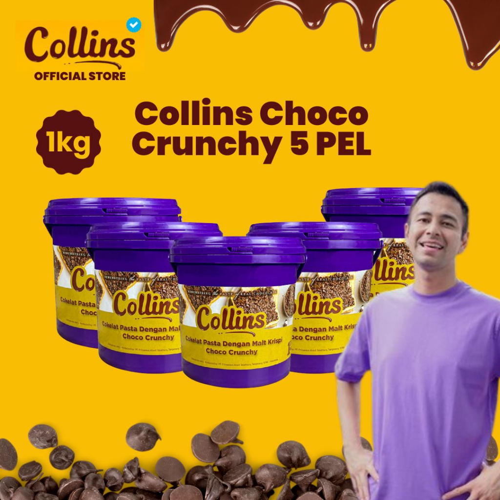 Jual Collins Choco Crunchy Collins Crunchy 1kg murah ori original 5 PEL ...