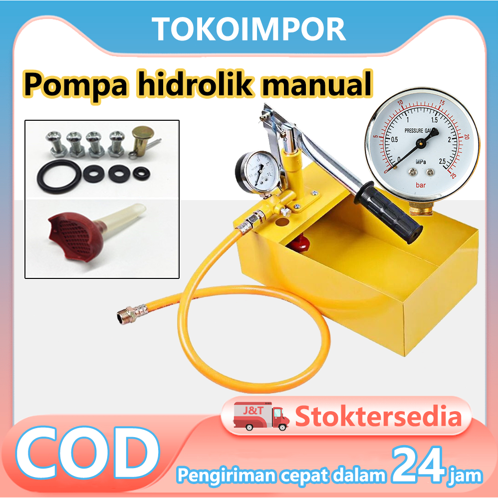 Jual Tes Tekanan Air Aluminium 2.5 Mpa 25kg Uji Pompa Hidrolik Manual ...