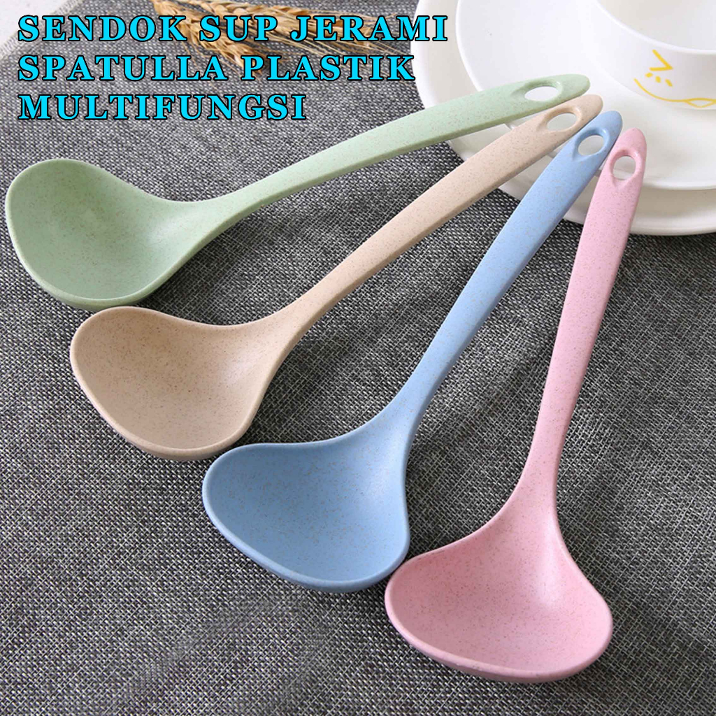 Jual Sendok Sup Jerami / Spatulla Plastik / Centong Gagang ...