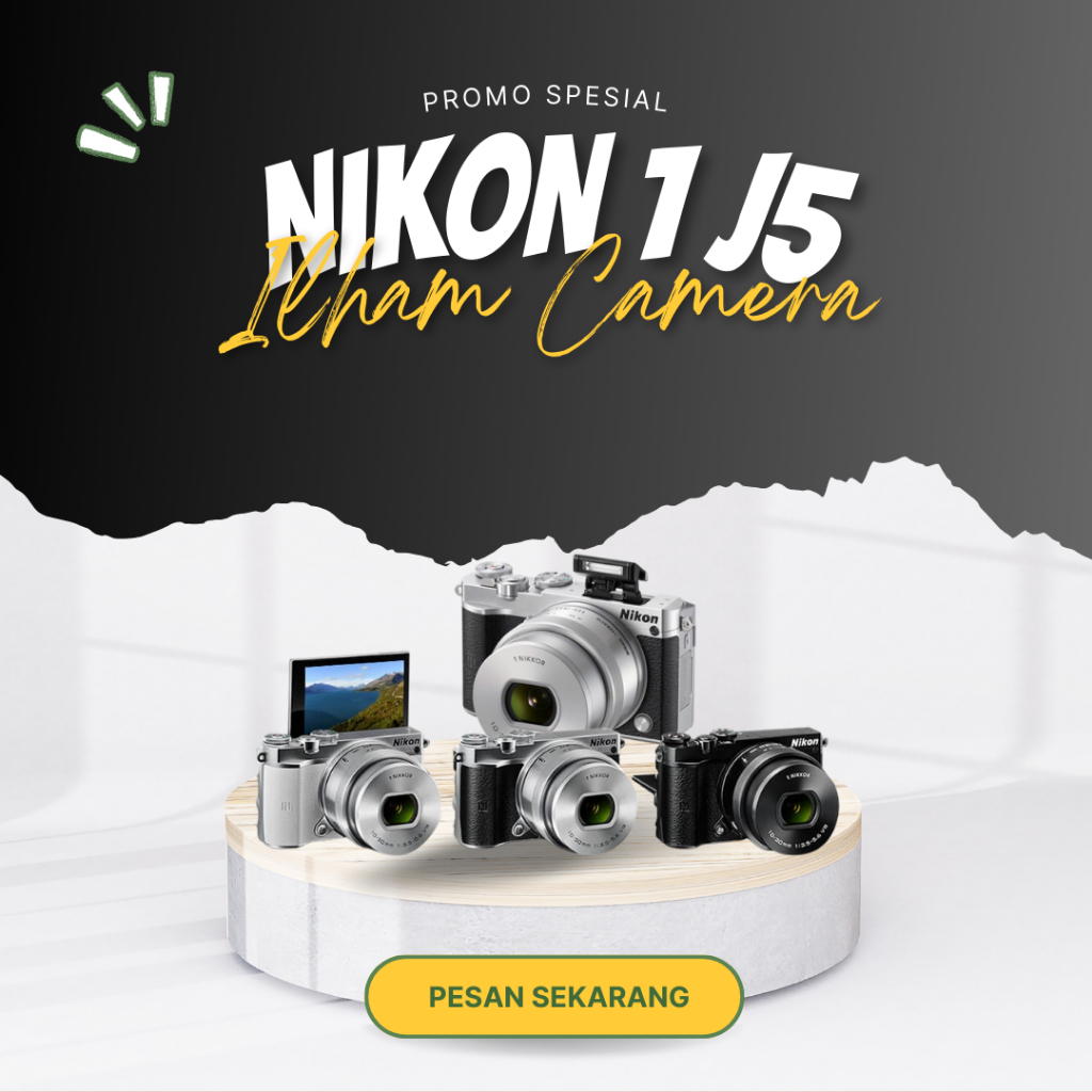Jual NIKON 1 J5 KAMERA VIDEO 4K LAYAR FLIP | Shopee Indonesia