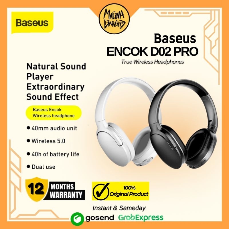 Jual Baseus Encok D02 Pro Wireless / Wired Headphones Bluetooth 5.0 ...