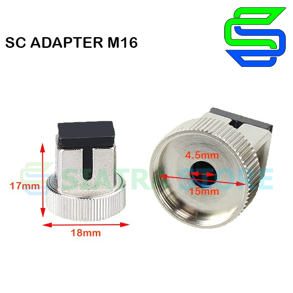 Jual Fiber Optic SC Adapter M16 untuk OPM OLS OTDR | SC Converter M16 ...