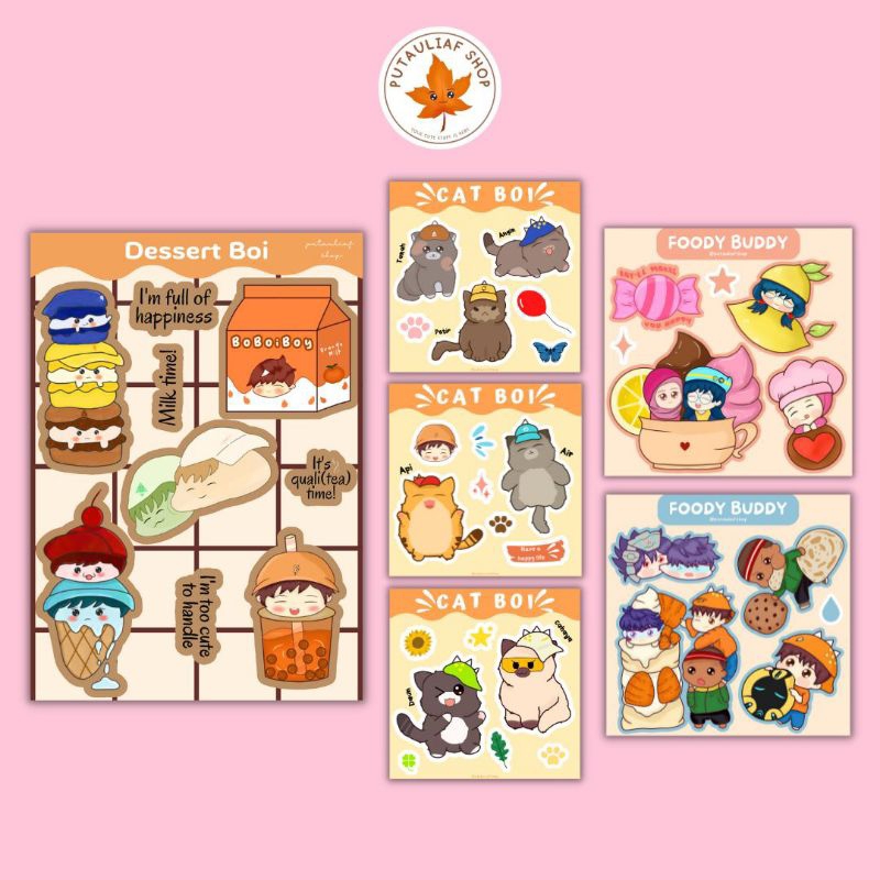 Jual BOBOIBOY STICKER FANART VINYL KISS CUT | Shopee Indonesia