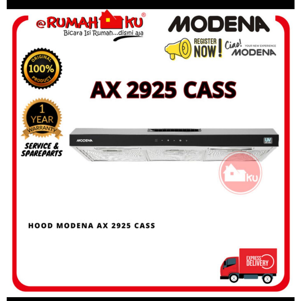 Jual Slim Hood Modena AX 2925 CASS 90cm | Shopee Indonesia
