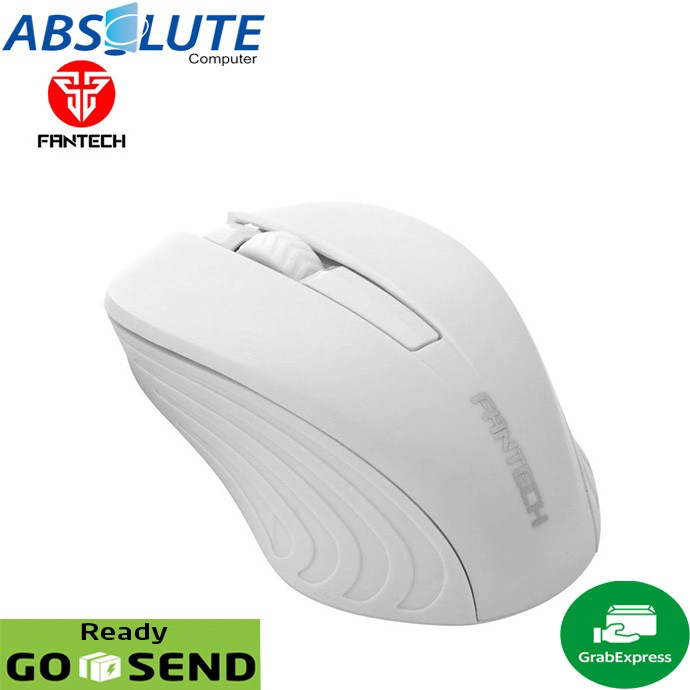 Jual Fantech W188 Wireless Mouse Office White USB W 188 Original ...