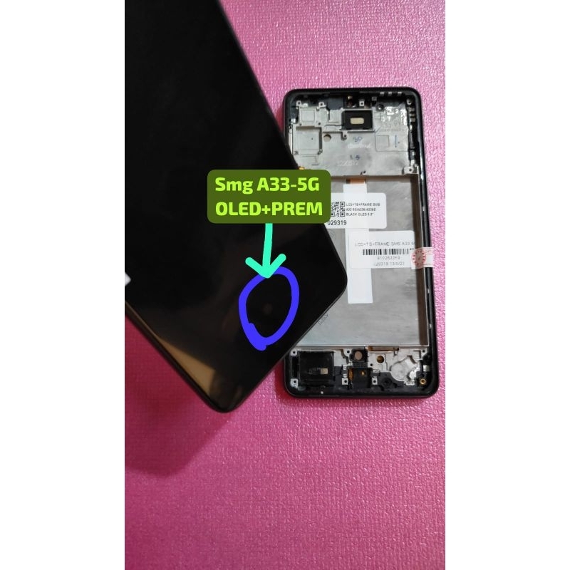 Jual LCD SMG A33-5G/A336/A336E/OLED+PREM-Pinger ON{udah berikut flexy on of} | Shopee Indonesia