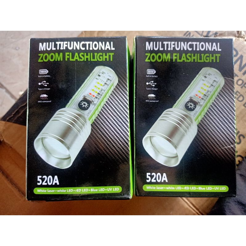 Jual senter led viral 520a | Shopee Indonesia