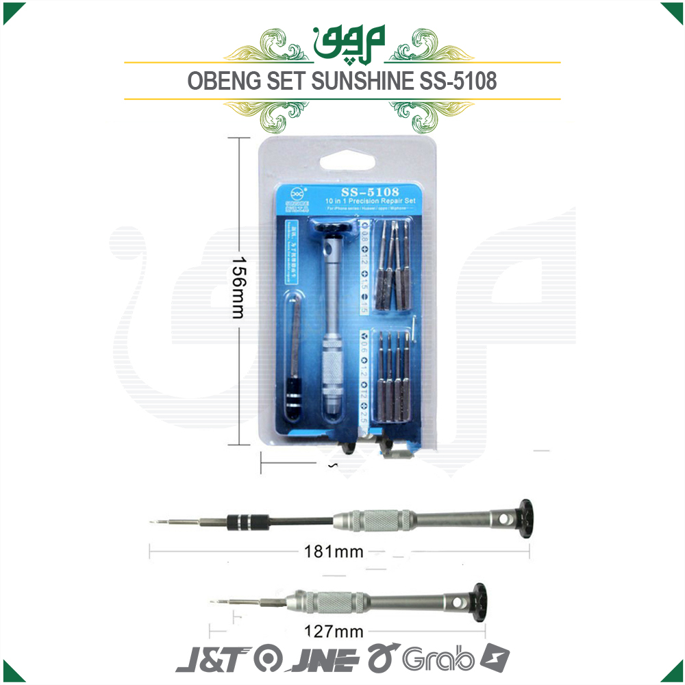 Jual OBENG SET SUNSHINE SS-5108 / Obeng Set Sunshine SS-5108 / Obeng ...