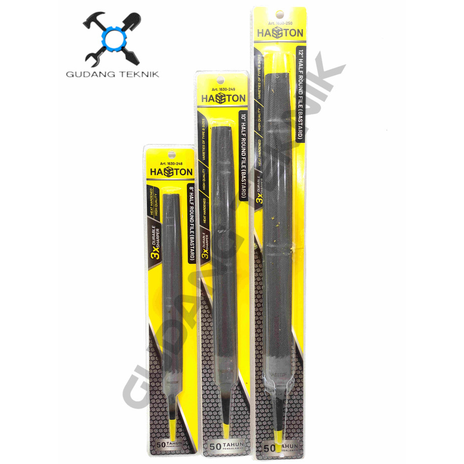 Jual Kikir Besi Setengah Lingkaran 8" 10" 12" HASSTON PROHEX / Half ...