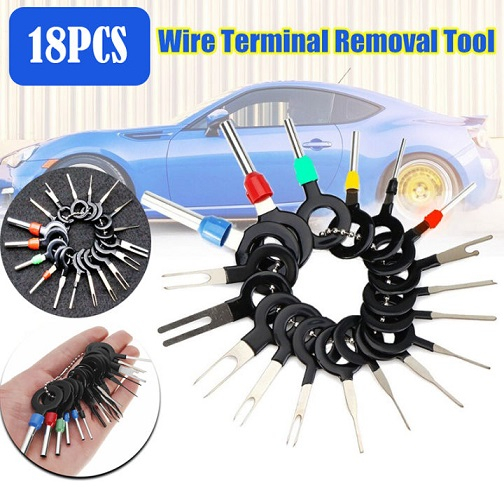 Jual Terminal Removal Tools Pin Extractor Kit 18PCS Alat Ekstraktor ...