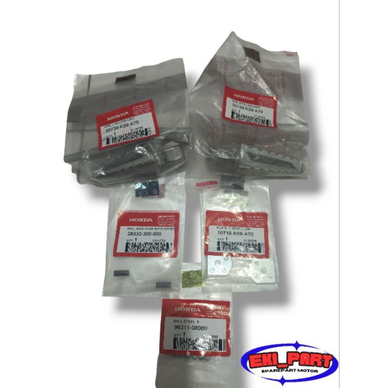 Jual Footstep step pijakan vario 150 vario 160 satu set ori | Shopee ...
