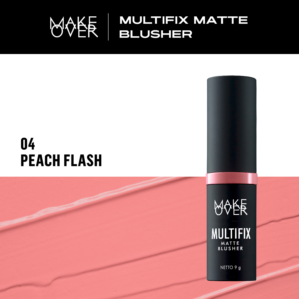 Jual MAKE OVER Multifix Matte Blusher | MakeOver Blush On | TnT Beauty Shop | Shopee Indonesia