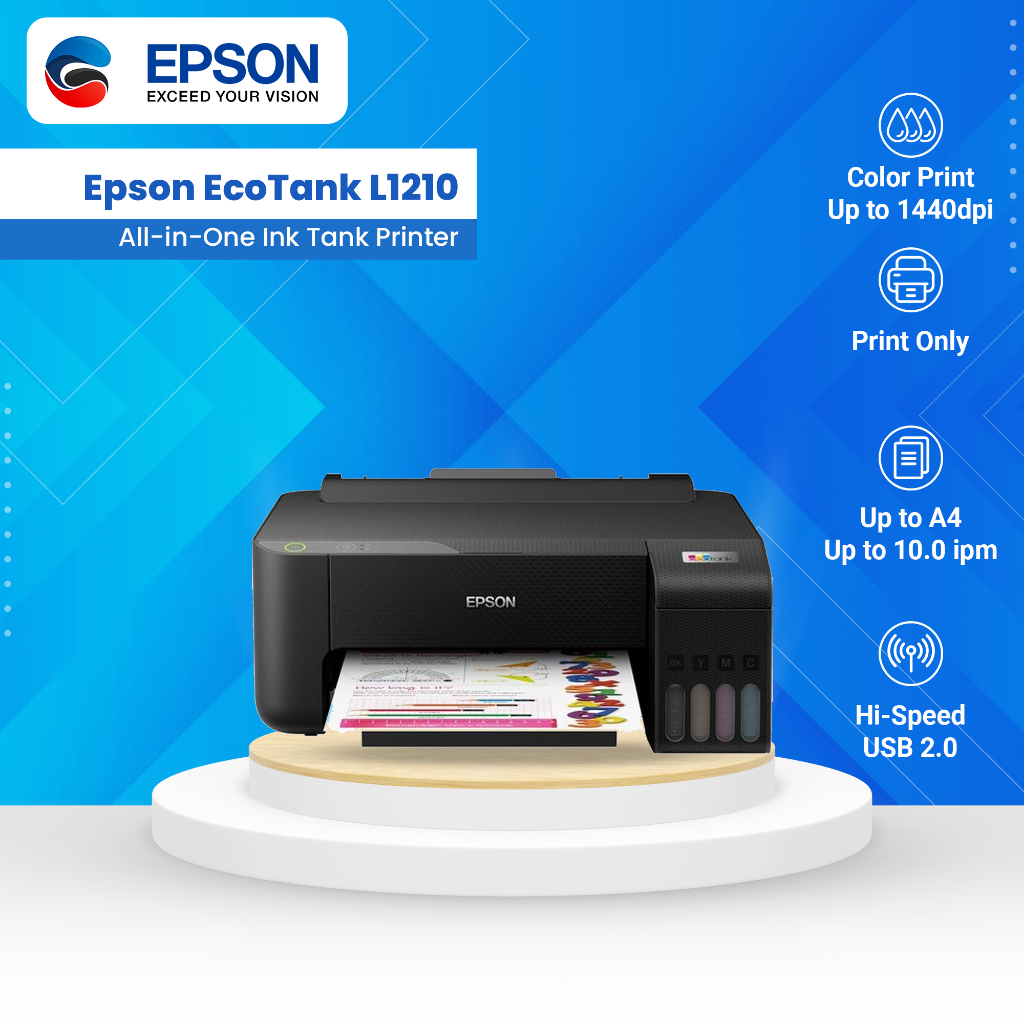Jual Epson EcoTank L1210 A4 Ink Tank Printer | Shopee Indonesia