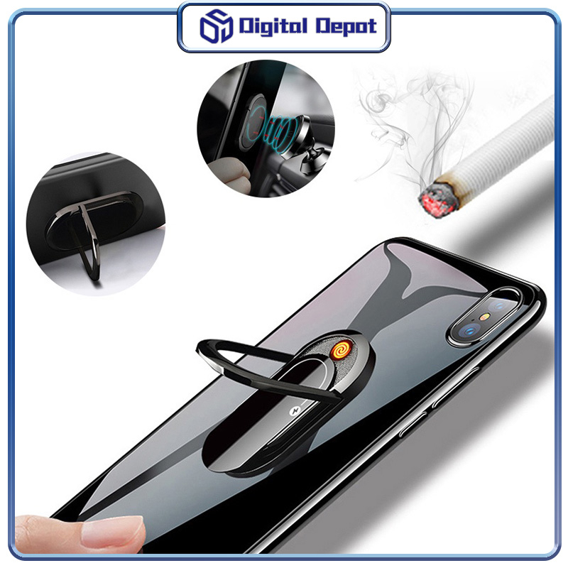 Jual Digital Depot Korek Api Elektrik Cas Model Ring Stand Hp Holder ...