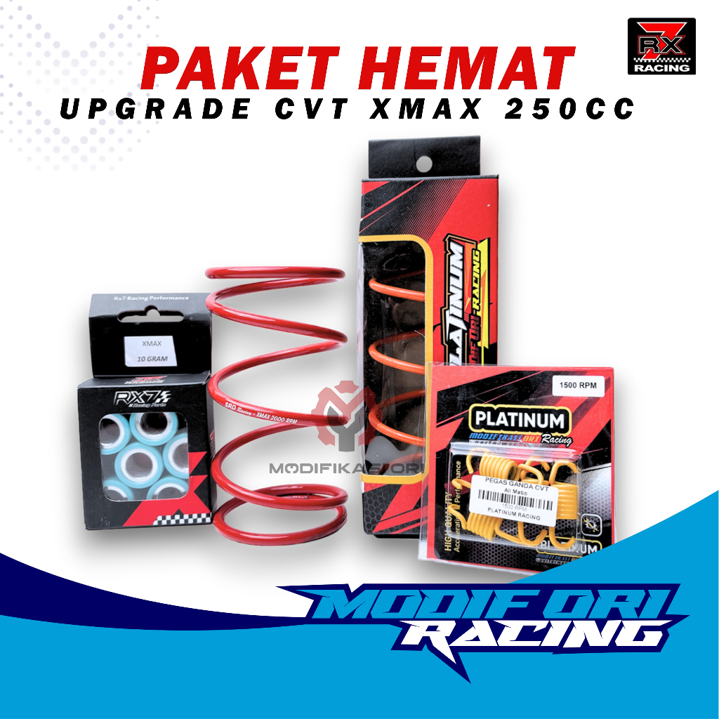 Jual PER CVT XMAX 250 CC PER KOPLING X MAX YAMAHA RACING 2000 RPM ...