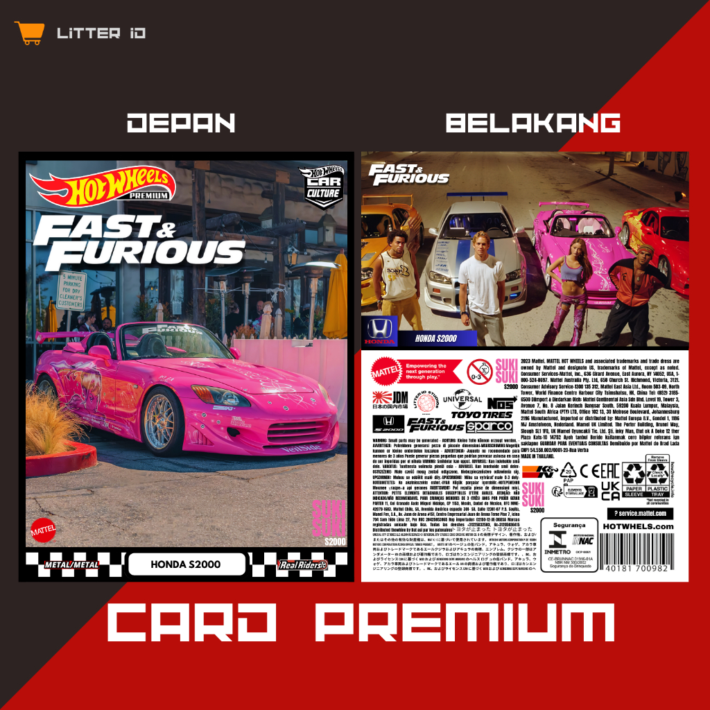 Jual Custom Card Premium Hotwheels Honda S2000 SUKI | Shopee Indonesia
