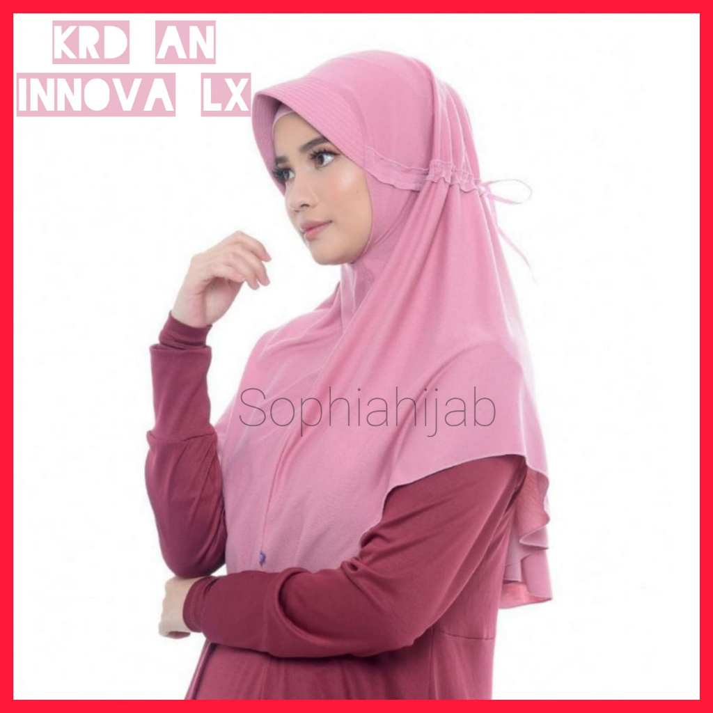 Jual Kerudung Rabbani INNOVA LX Warna warni (Serut Pita tertutup) | Shopee Indonesia