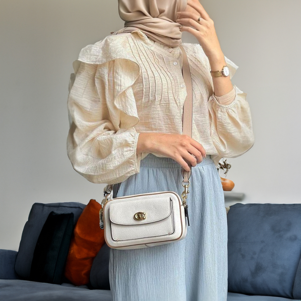 Jual Blouse Korean Style Wanita Kekinian Terbaru Ukuran Jumbo Model ...