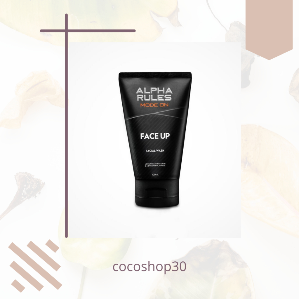 Jual Alpha Rules Face Up Facial Wash Sabun Muka Pria Sabun Wajah ...