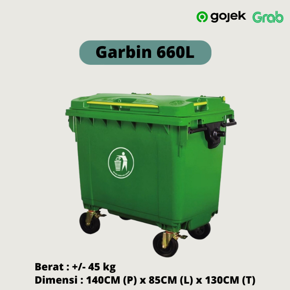 Jual Tempat Sampah 660 L Garbin | Shopee Indonesia